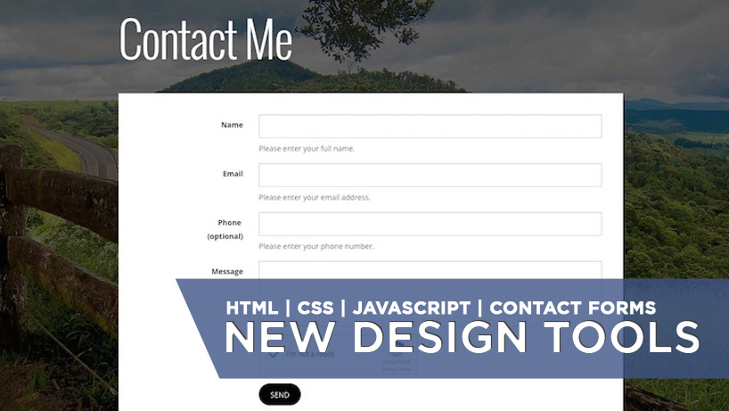 New Contact Forms and Advanced Website Customisation Tools