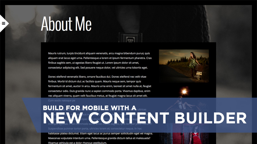 New Responsive Content Builder